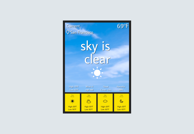 Free Online Weather Templates - POWR.io